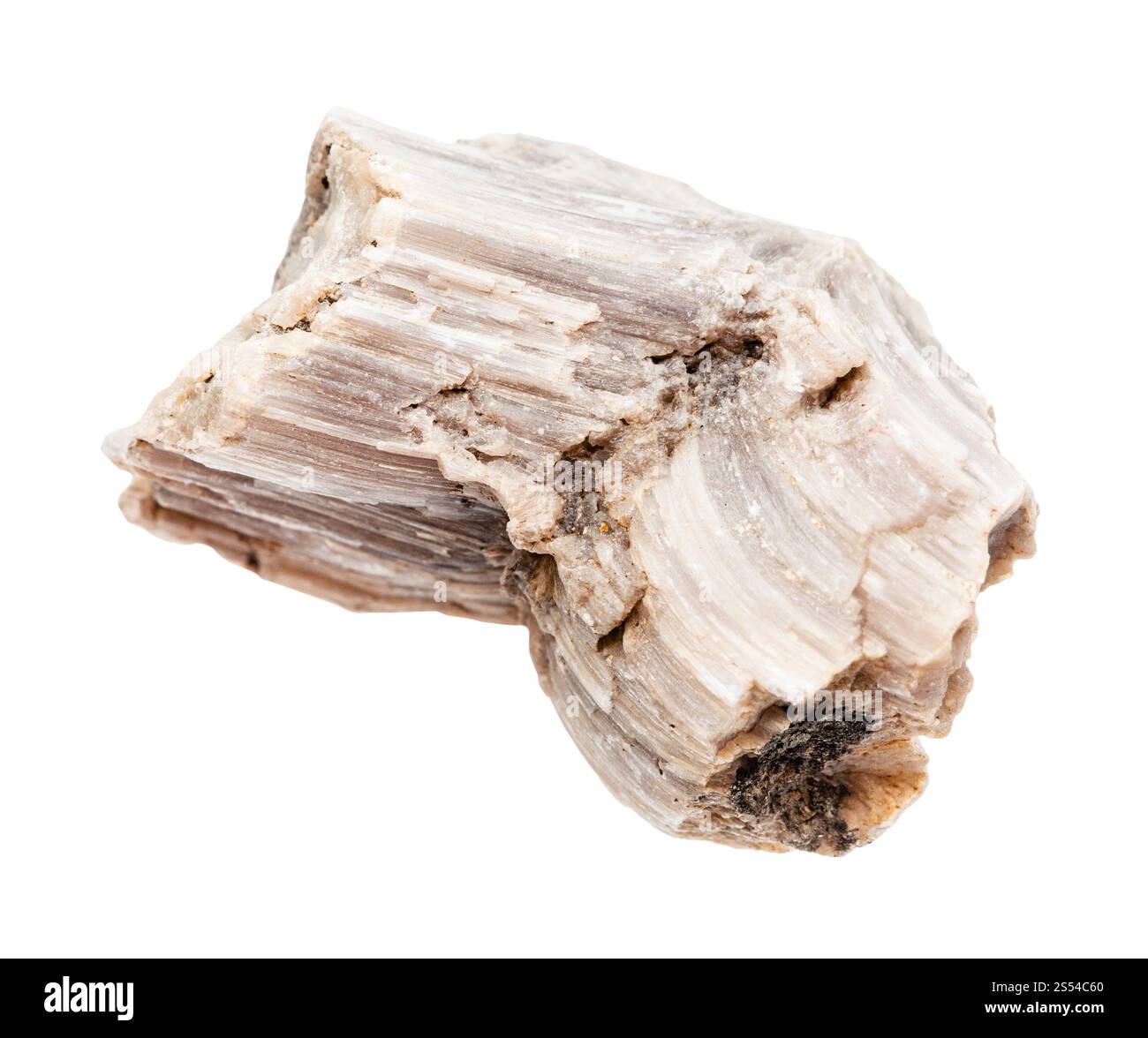 closeup of sample of natural mineral from geological collection - raw ...