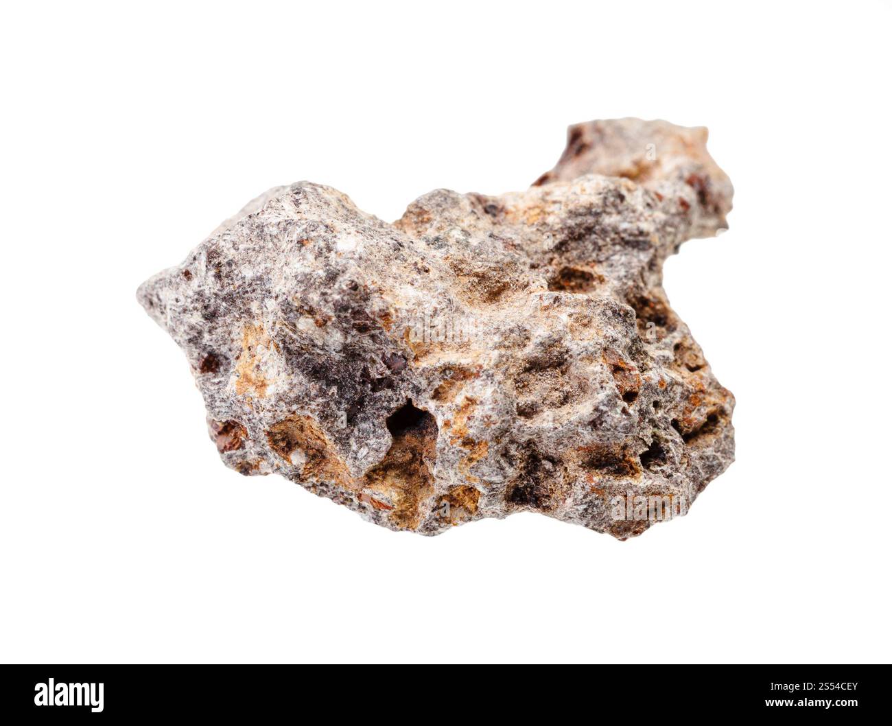 closeup of sample of natural mineral from geological collection - piece ...