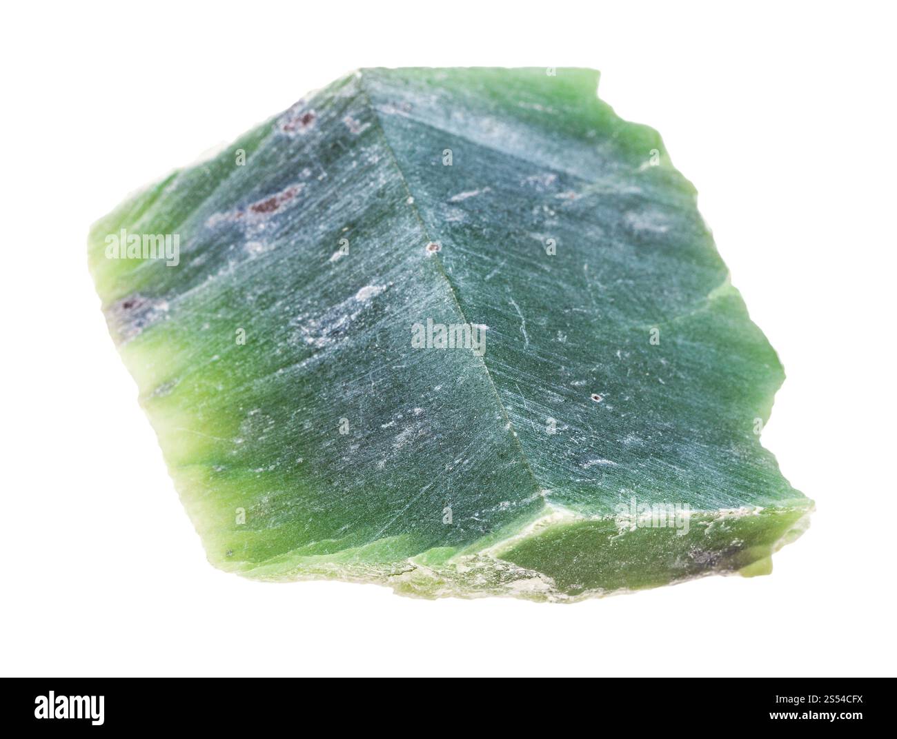 closeup of sample of natural mineral from geological collection ...