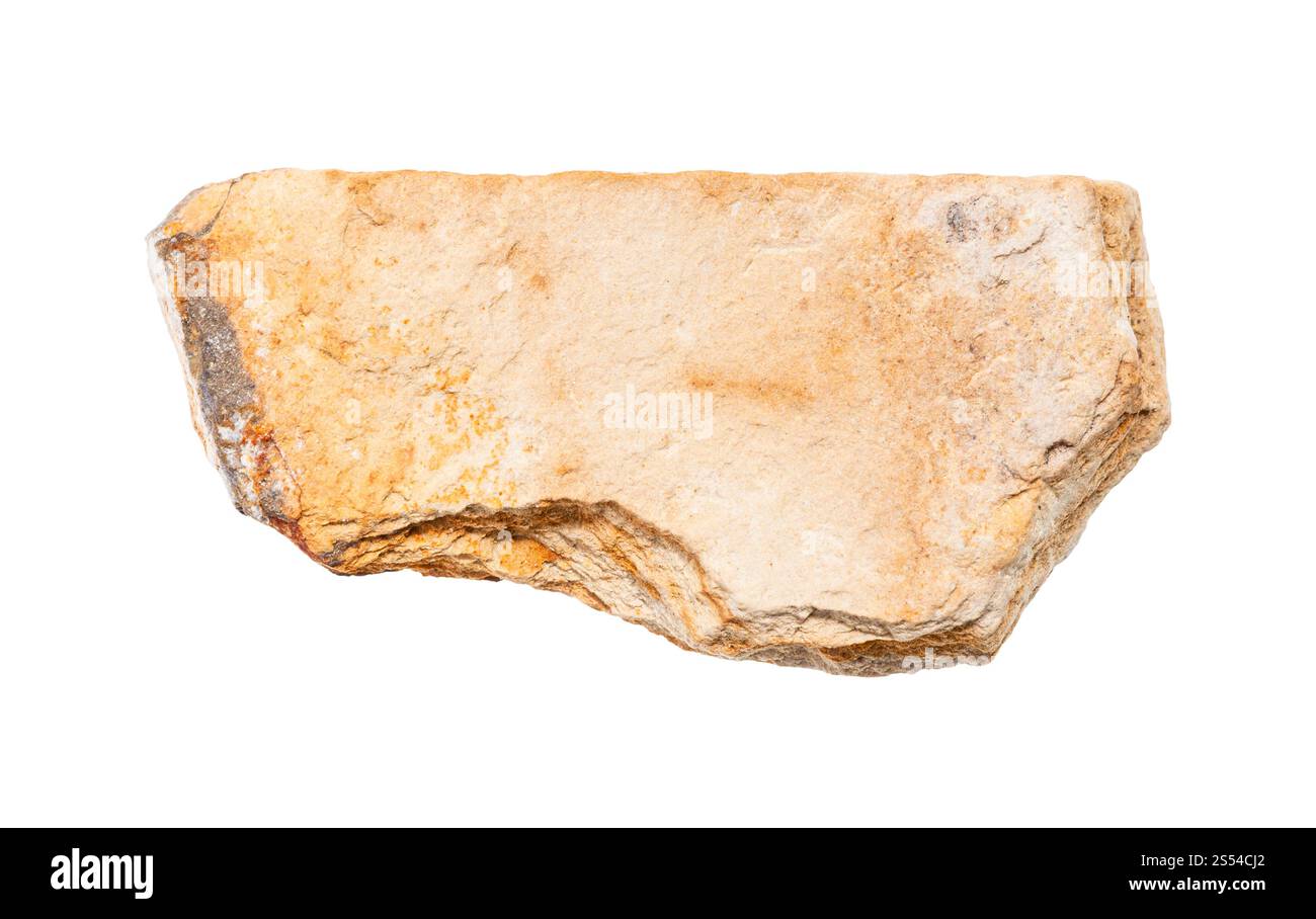 closeup of sample of natural mineral from geological collection ...