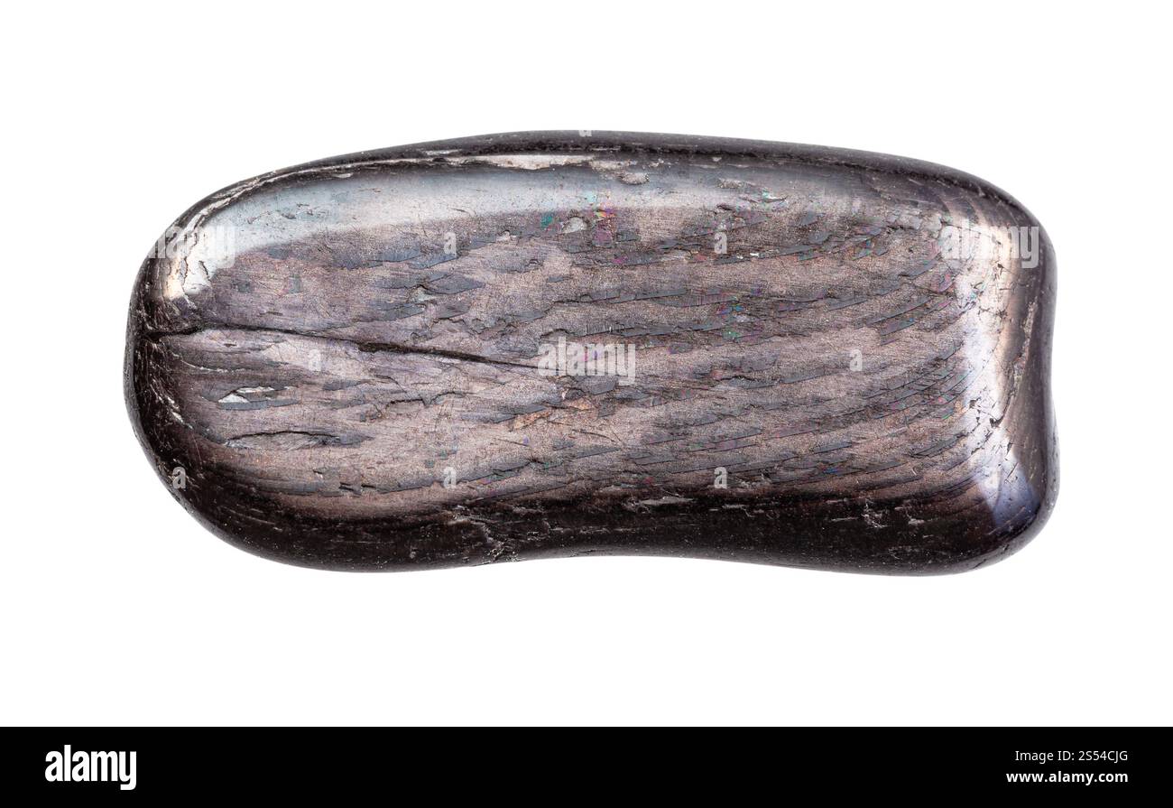 closeup of sample of natural mineral from geological collection ...