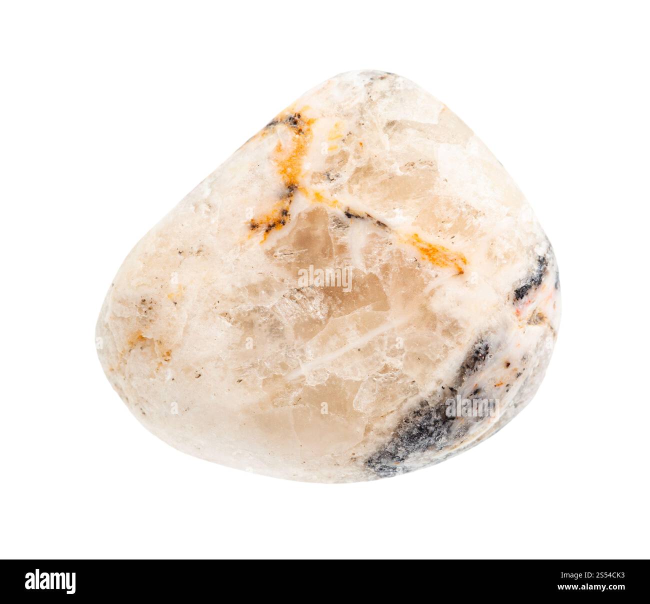 closeup of sample of natural mineral from geological collection ...