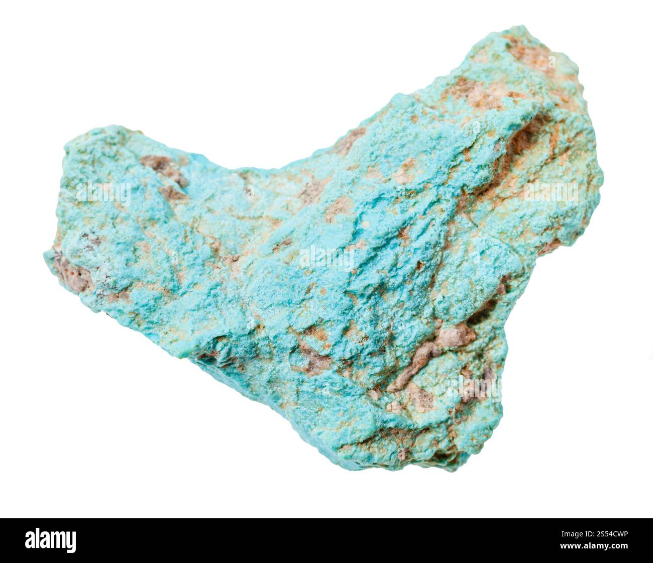 closeup of sample of natural mineral from geological collection - rough ...