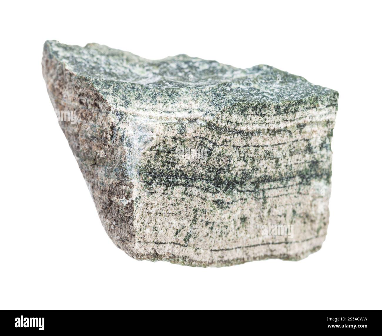 closeup of sample of natural mineral from geological collection - piece ...