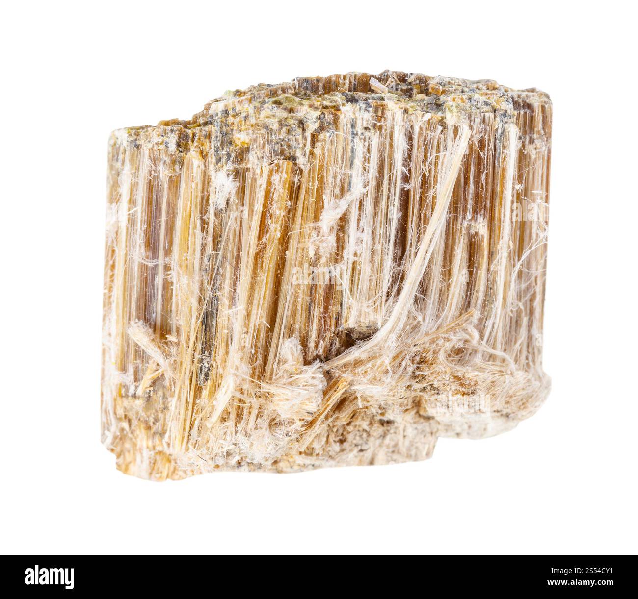 closeup of sample of natural mineral from geological collection ...