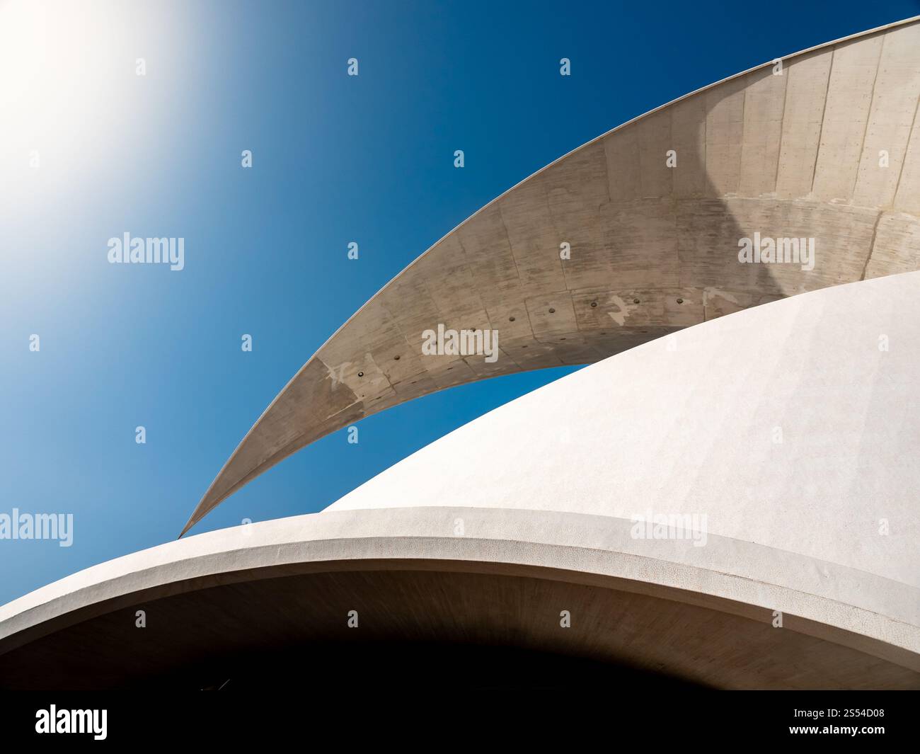 Abstract photo of arhitectural details of rooftop at Auditorio de ...