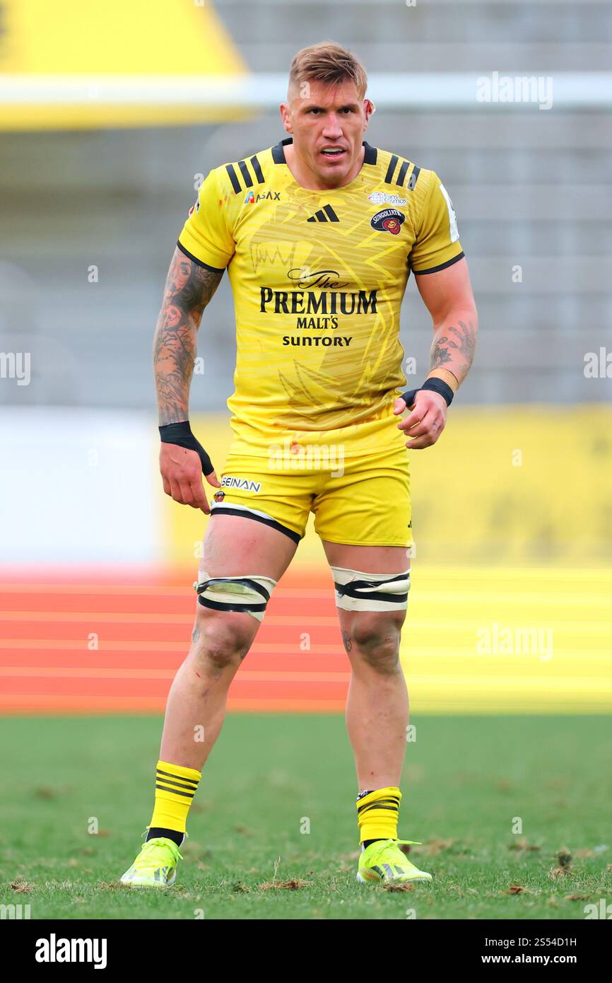 Tokyo, Japan. 12th Jan, 2025. Sean McMahon (Sungoliath) Rugby : 2024-25 ...