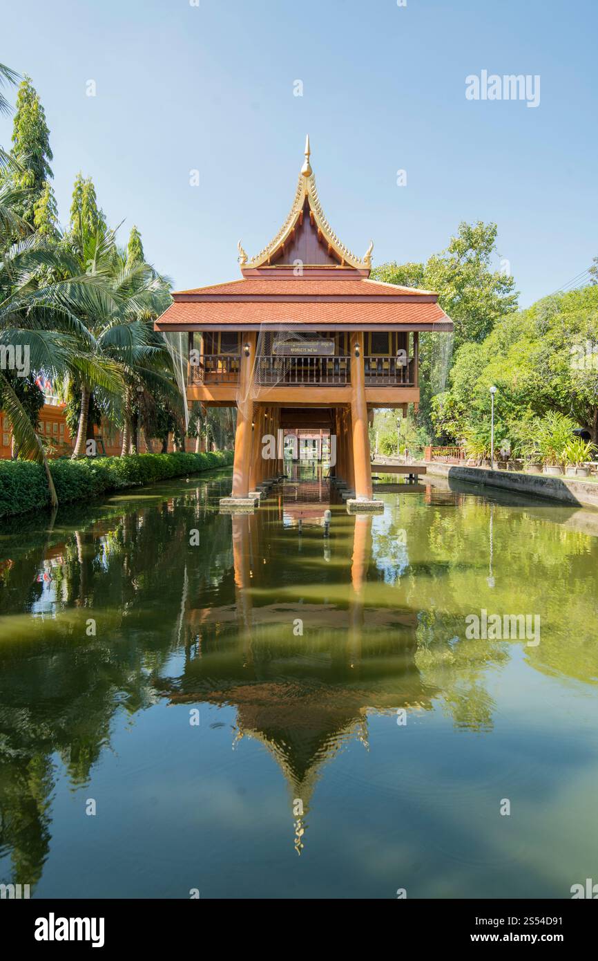 the Wat Khu Yang Temple and Royal Monastery in the town of Kamphaeng Phet in the Kamphaeng Phet ...