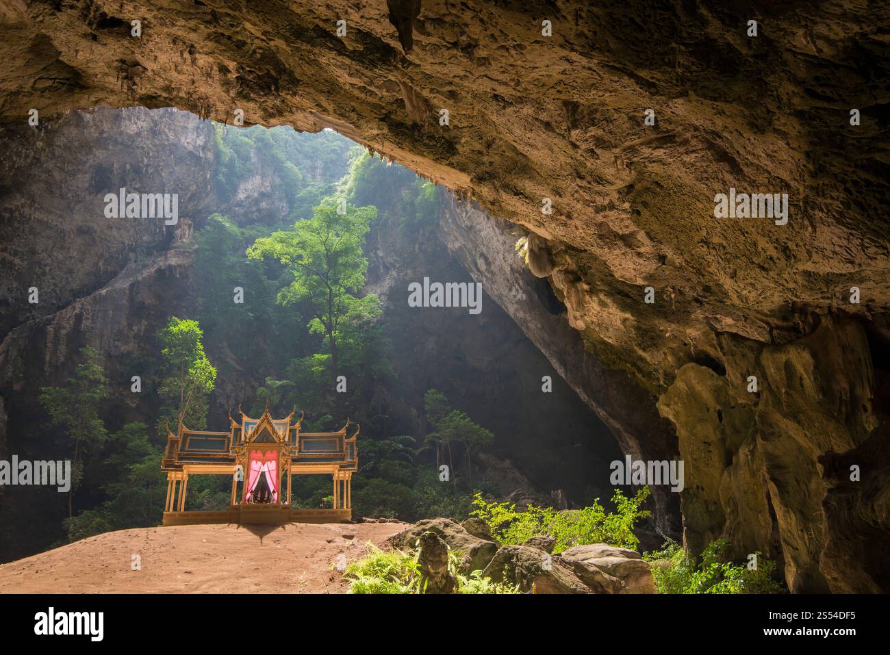 the Khua Kharuehat pavillion of the Tham Phraya Nakhon Cave and Hat ...