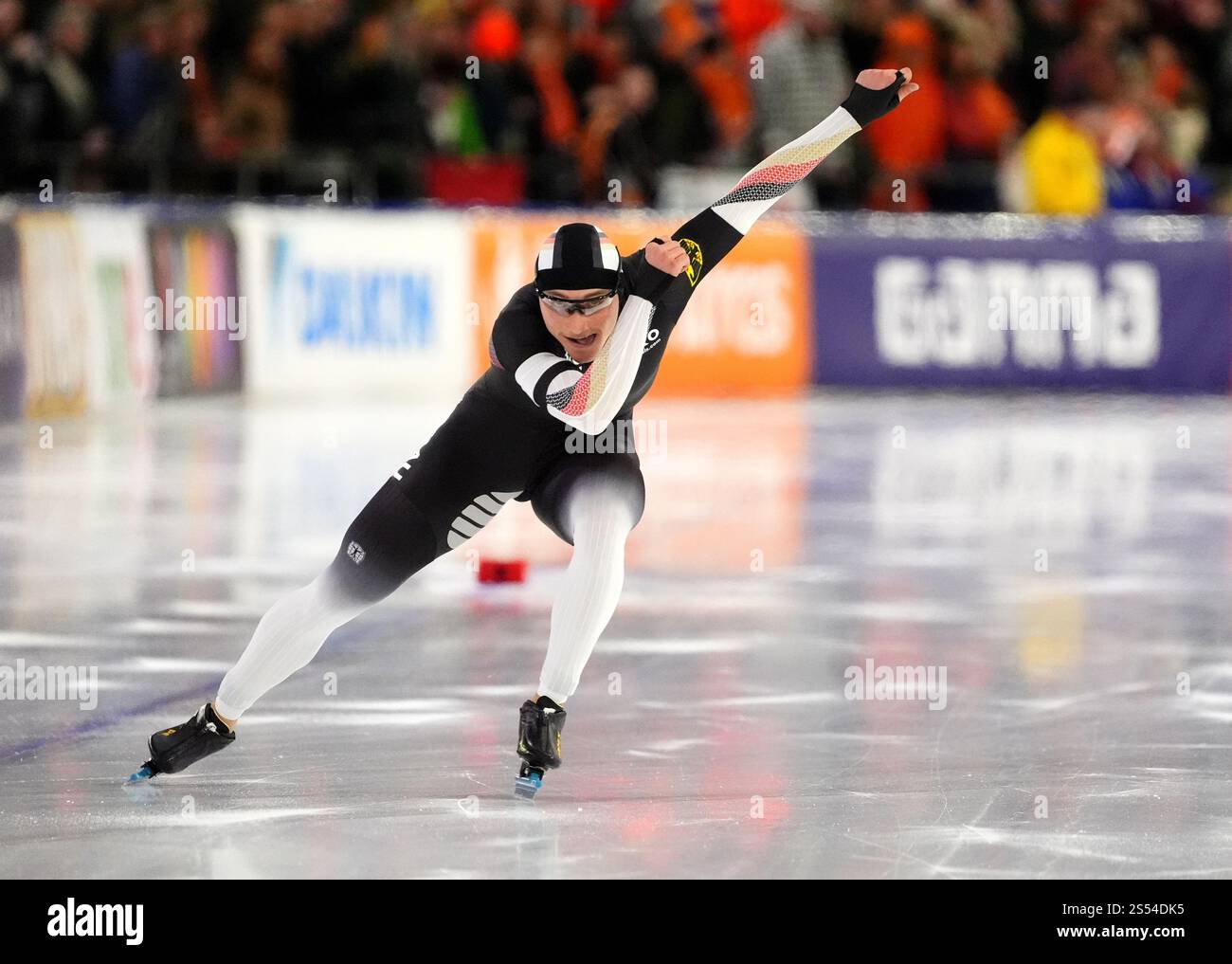 Moritz Klein (GER) on first 500m during European Speed Skating ...