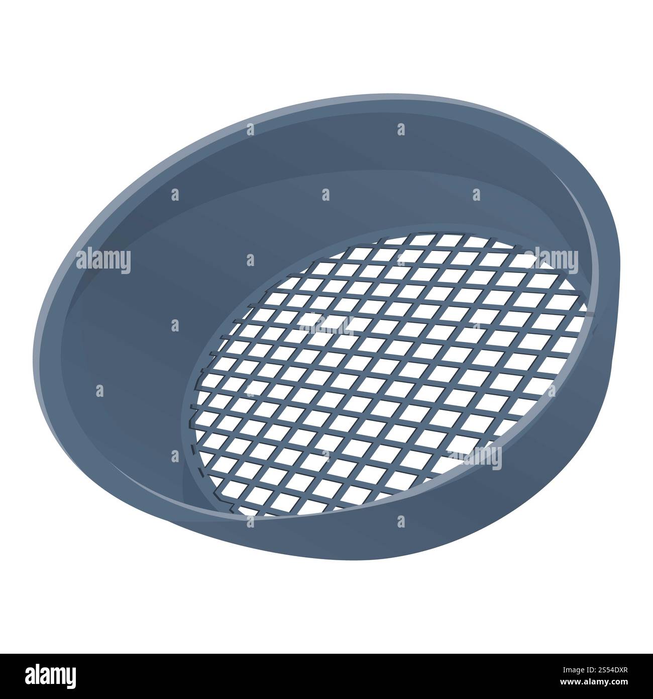 Metal sieve icon. Cartoon of metal sieve vector icon for web design ...
