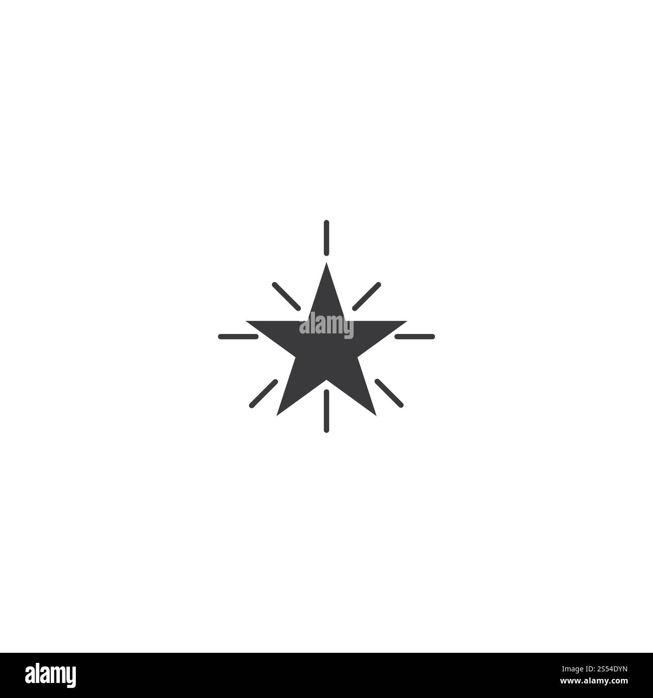 Rising stars vector logo comet with tail vector hi-res stock ...