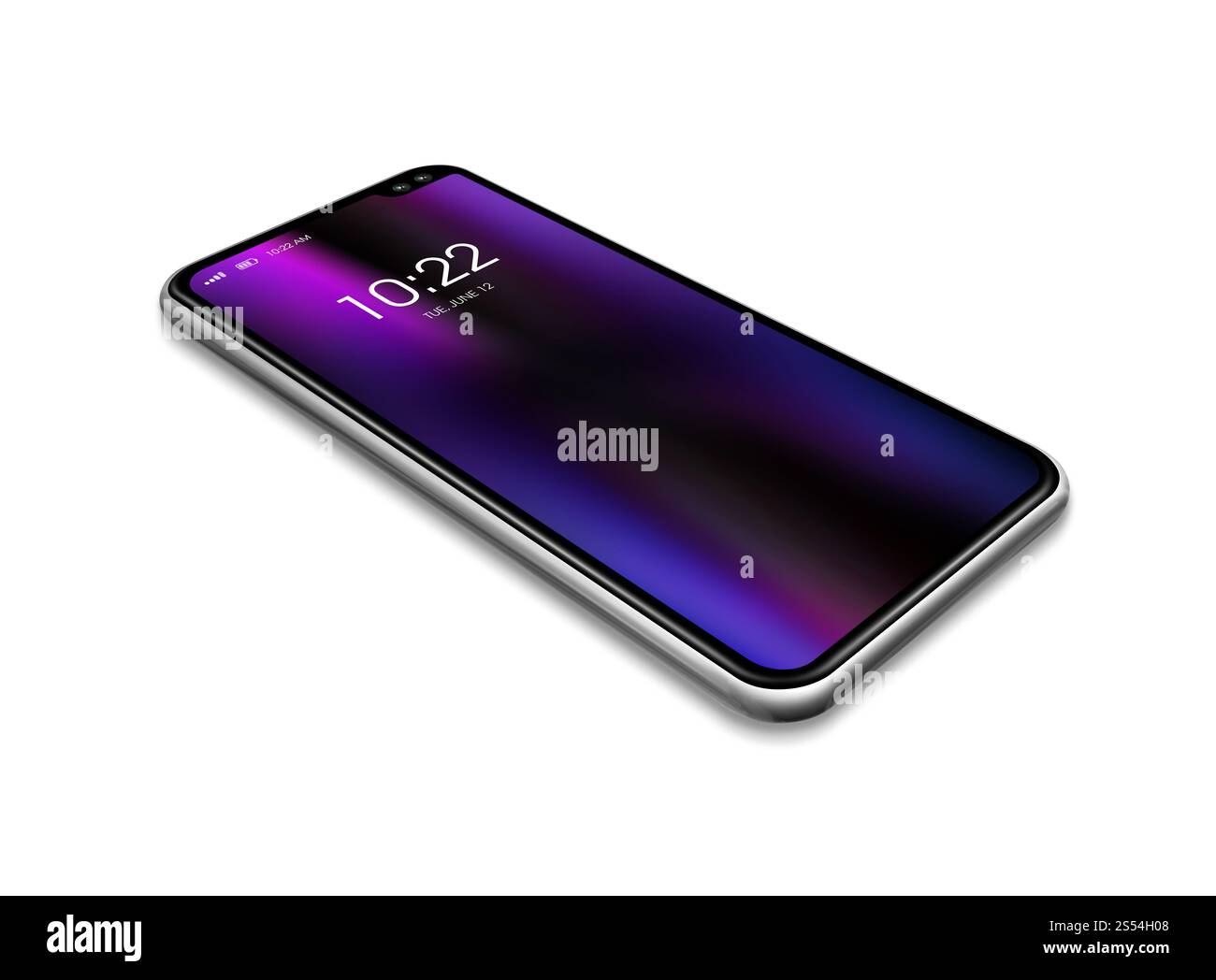 Mockup phone screen Cut Out Stock Images & Pictures - Alamy