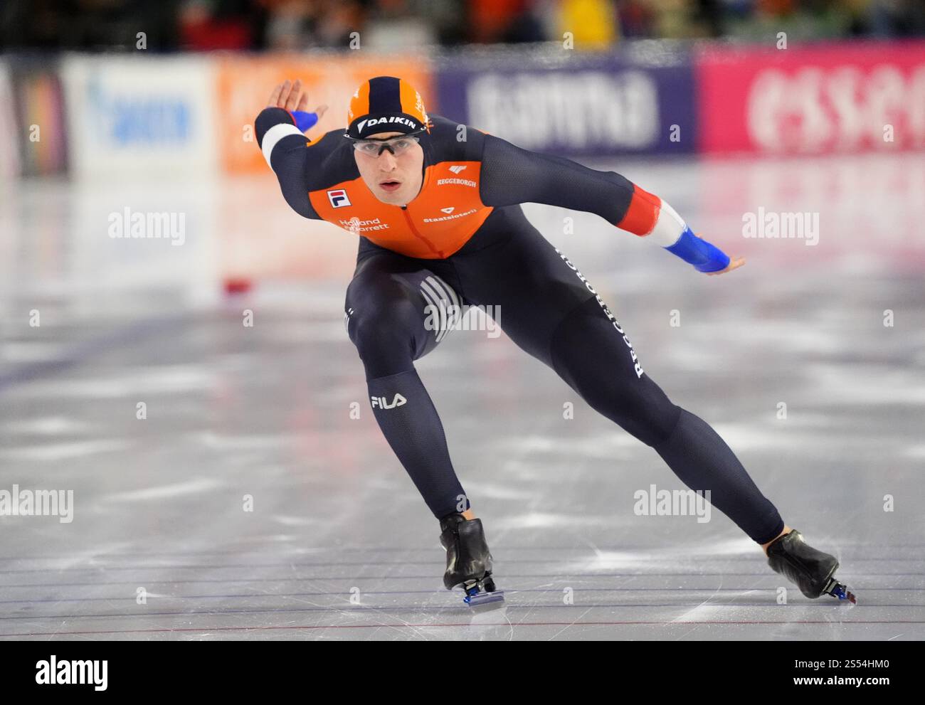 Jenning de Boo (NED) is winner 1000m man vs Tim Prins during European ...