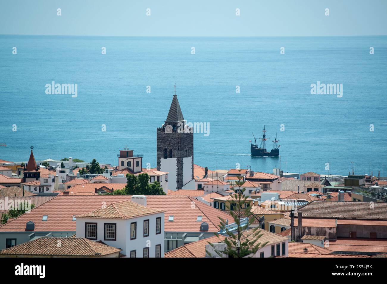 the Se Cathedral in the city centre of Funchal on the Island Madeira of ...