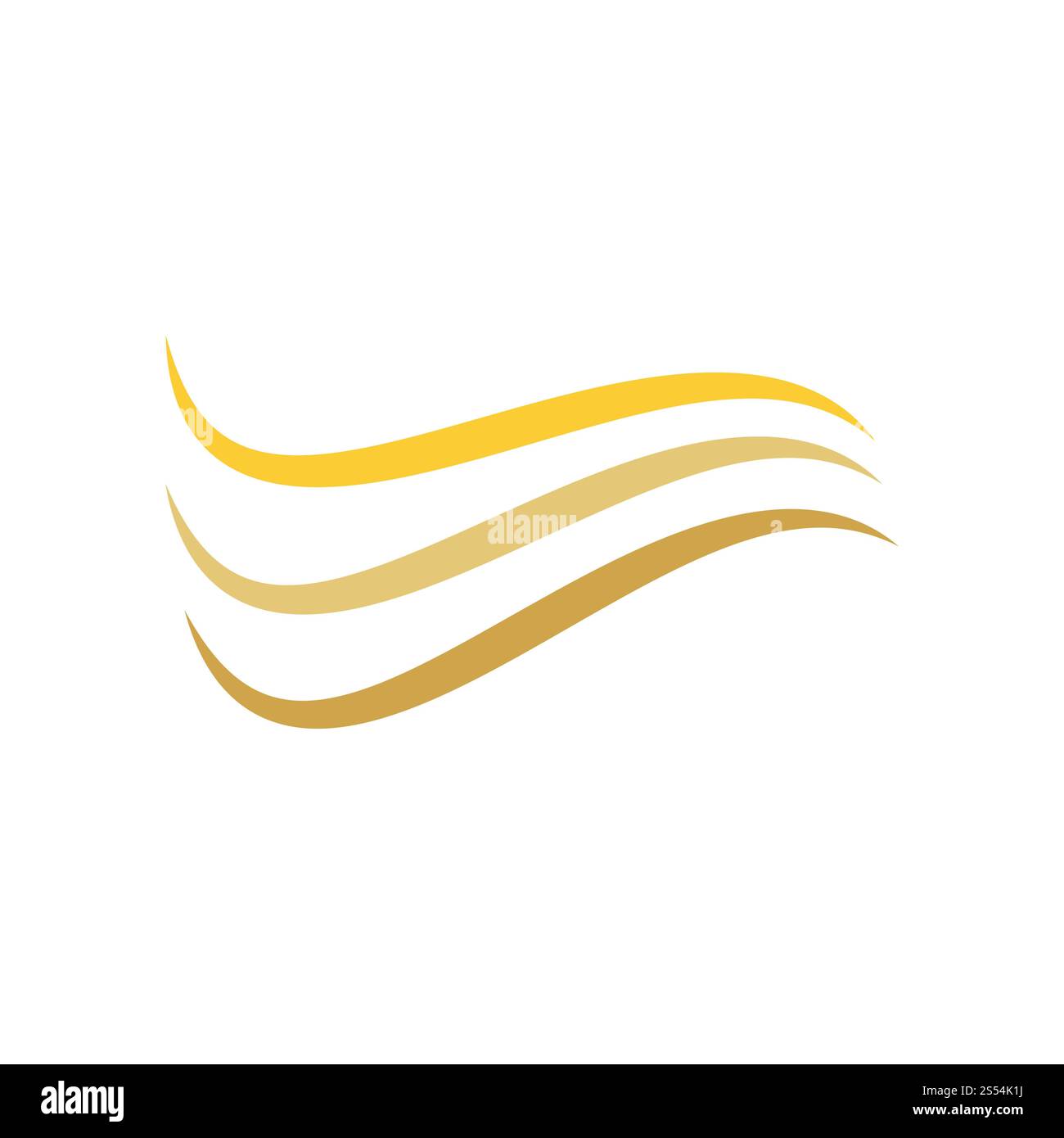 Water wave icon flat Cut Out Stock Images & Pictures - Alamy