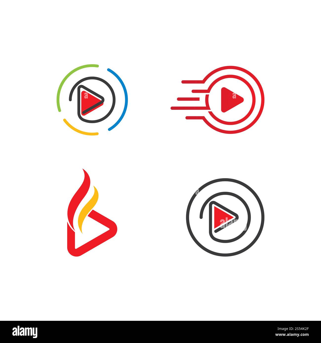 Start logo design vector template Cut Out Stock Images & Pictures - Alamy