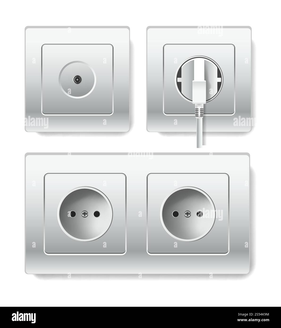 Uk power sockets Stock Vector Images - Alamy