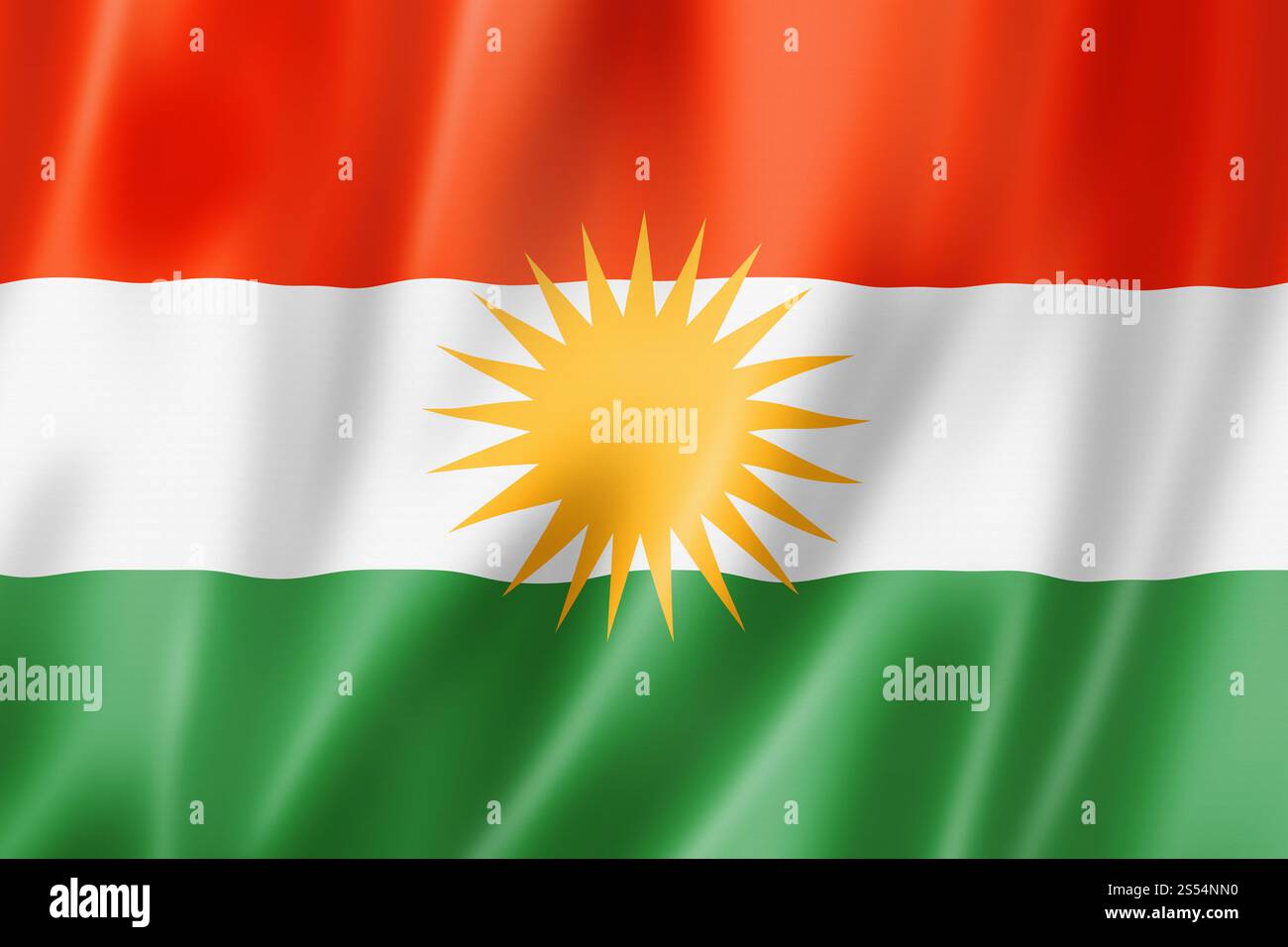 Asia 3d illustration kurd ethnic flag hi-res stock photography and ...
