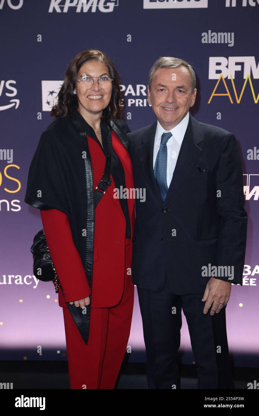 Alain Weill and his wife Sylvie at the 20th BFM Awards at the Grand ...