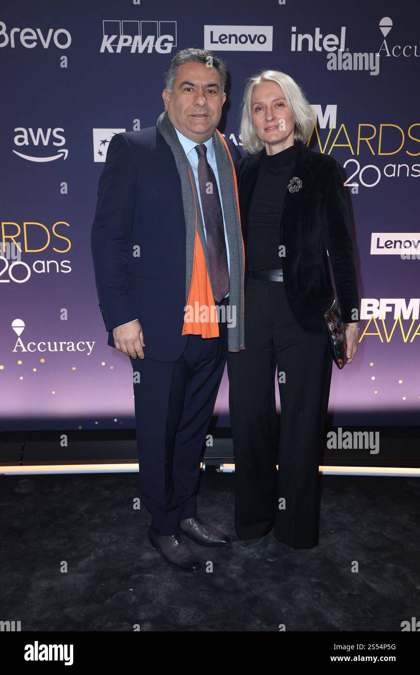 Hamid Gharavi and Aurore Amaury at the 20th BFM Awards at the Grand ...