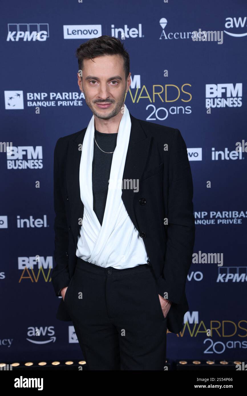 Thomas Jolly at the 20th BFM Awards at the Grand Palais in Paris ...
