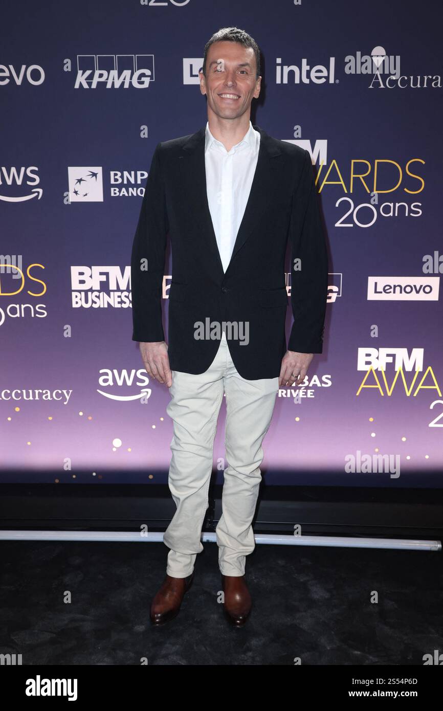 Alexis Hanquinquant at the 20th BFM Awards at the Grand Palais in Paris ...