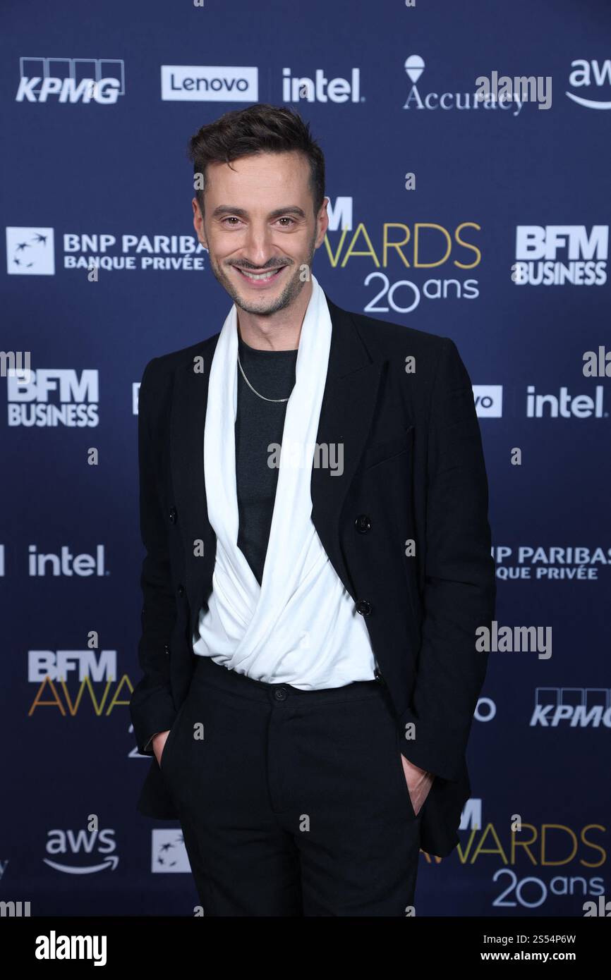 Thomas Jolly at the 20th BFM Awards at the Grand Palais in Paris ...
