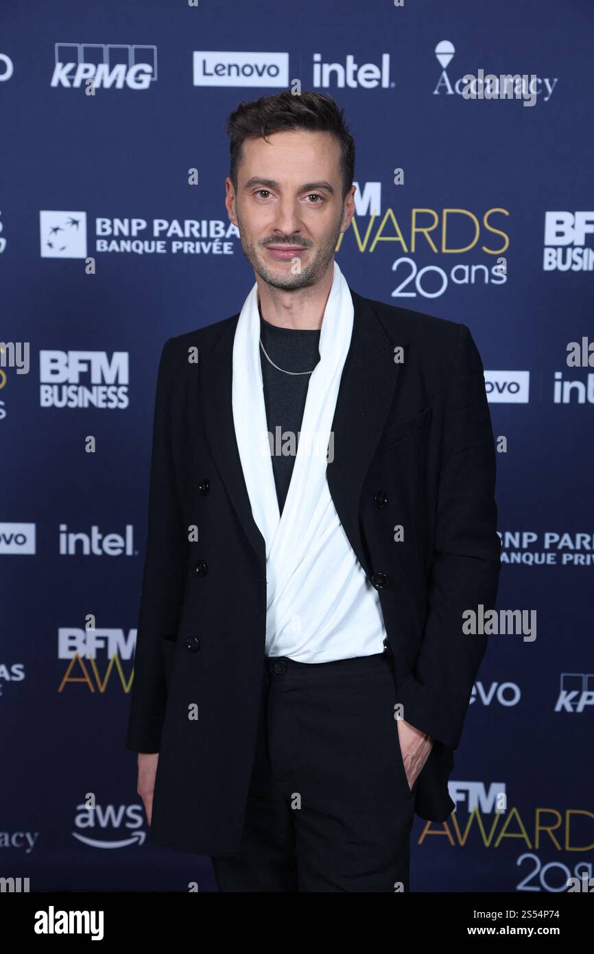 Thomas Jolly at the 20th BFM Awards at the Grand Palais in Paris ...