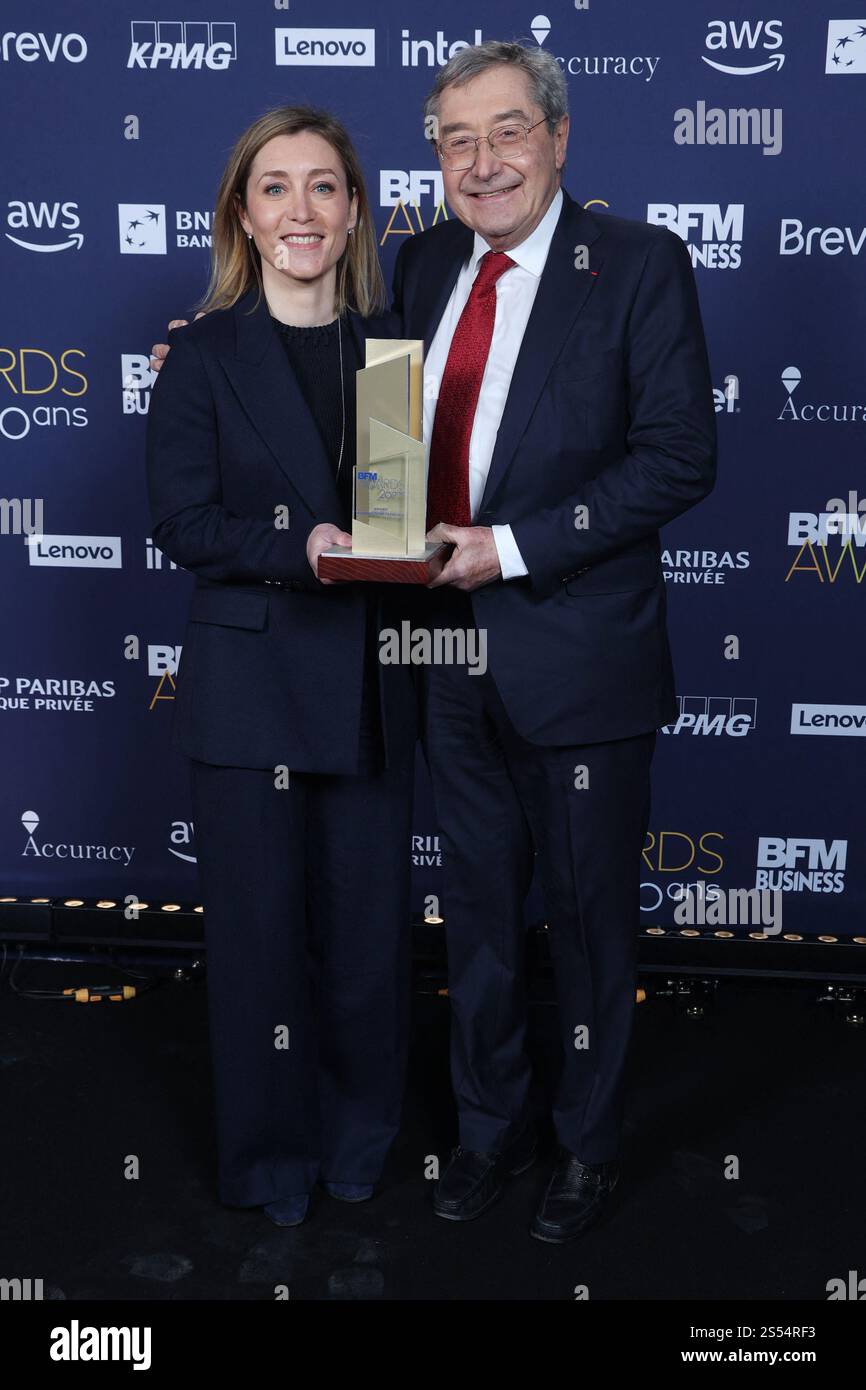 Samantha Mane and Jean Mane at the 20th BFM Awards at the Grand Palais ...