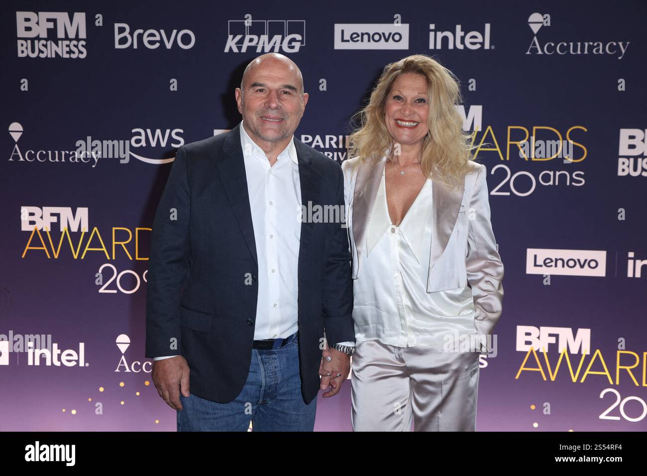 Vincent Moscato and his wife Krystel Moscato at the 20th BFM Awards at ...