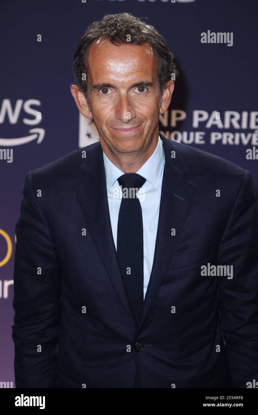 Alexandre Bompard and his wife Krystel Moscato at the 20th BFM Awards ...