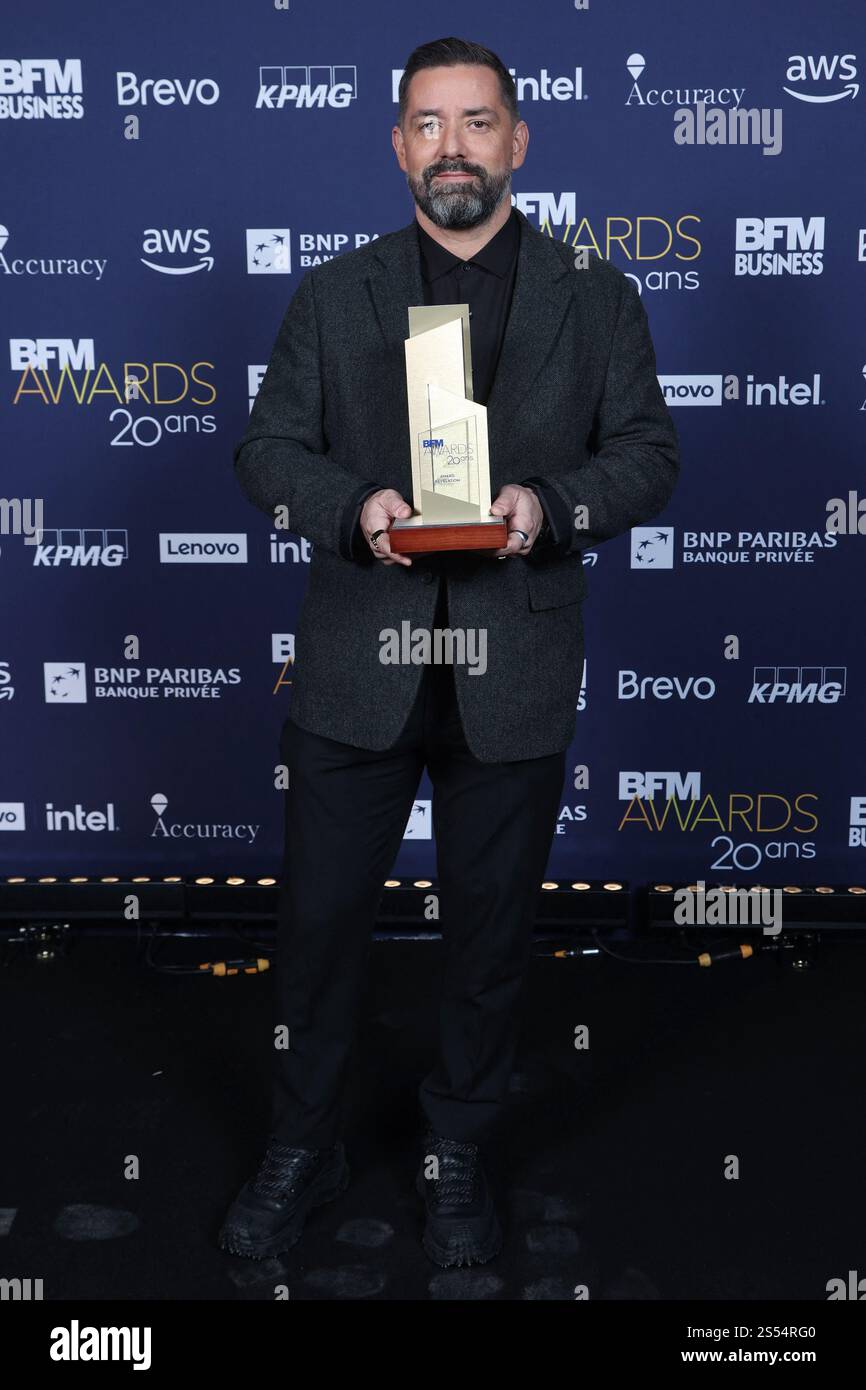 Pascal Gauthier at the 20th BFM Awards at the Grand Palais in Paris ...
