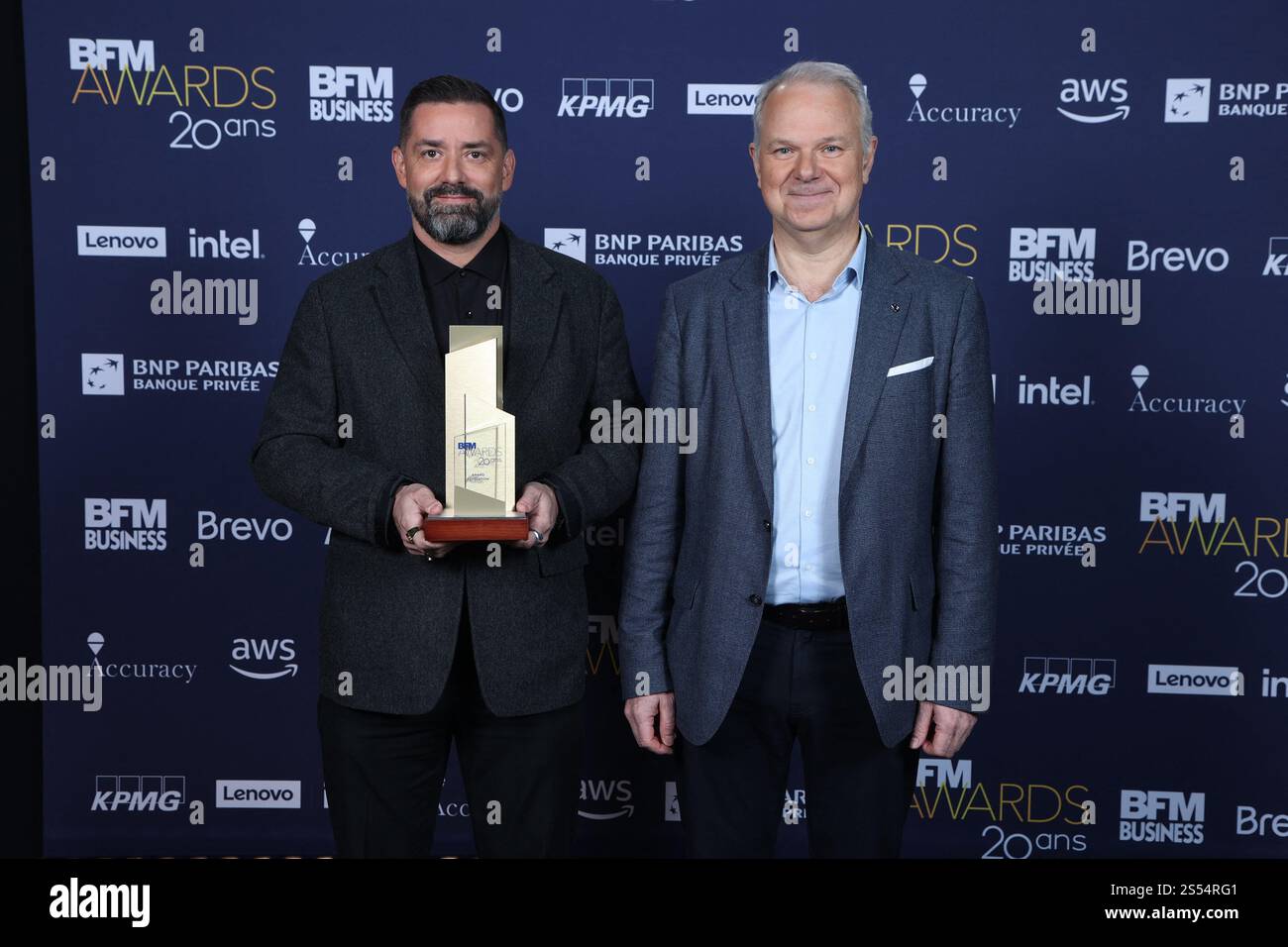 Pascal Gauthier and Eric Lallier at the 20th BFM Awards at the Grand ...