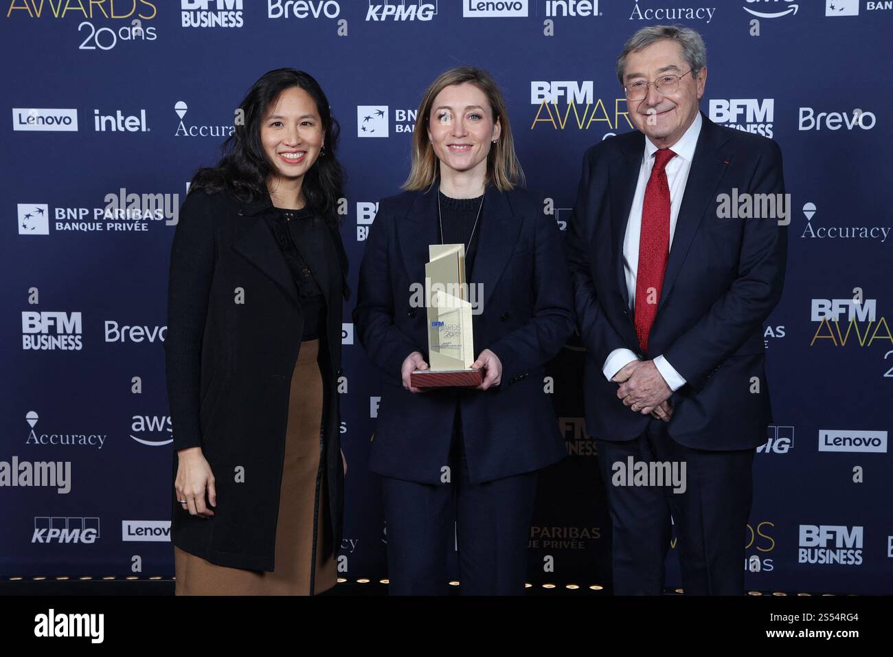 Isabelle Loc, Samantha Mane and Jean Mane at the 20th BFM Awards at the ...