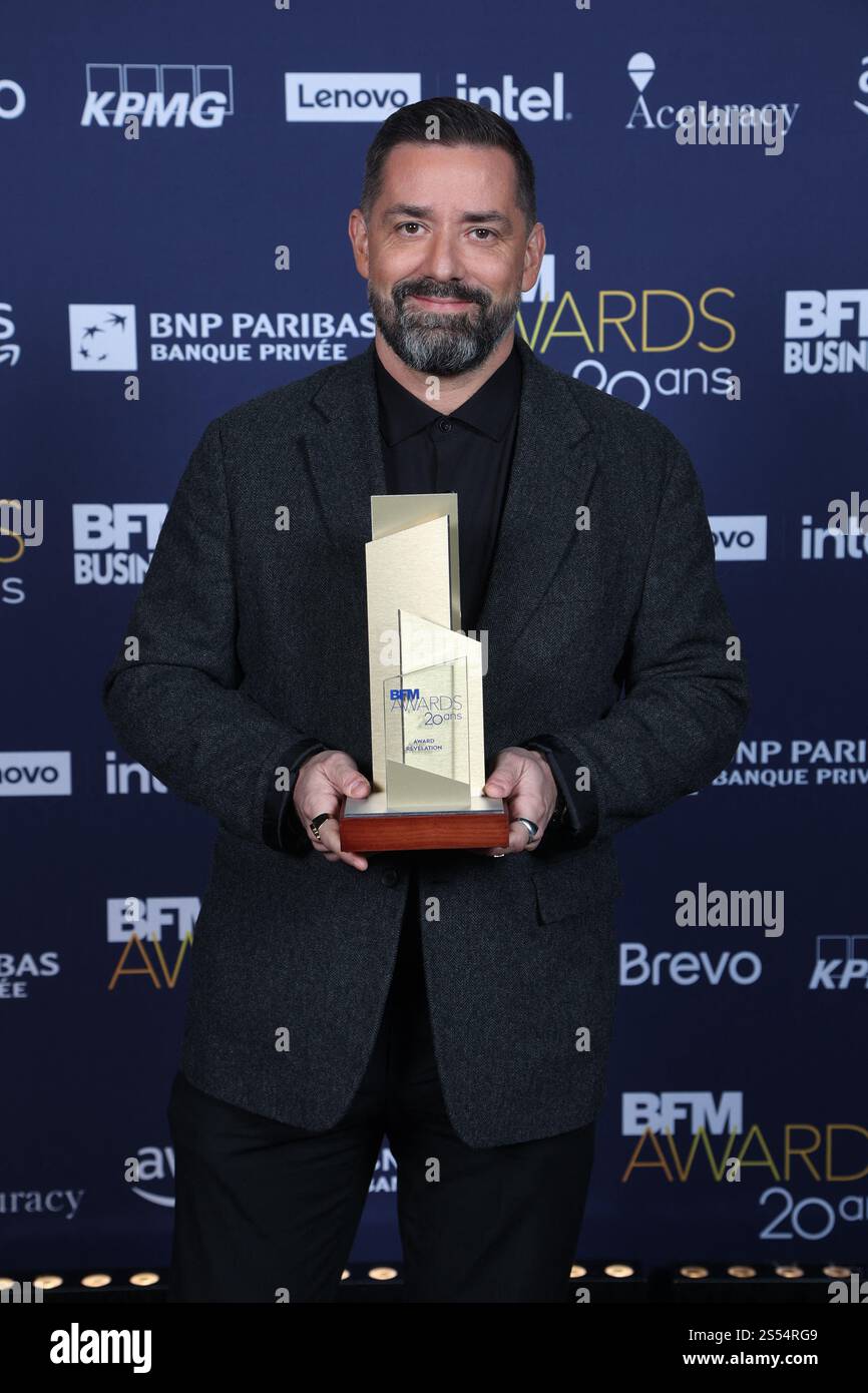 Pascal Gauthier at the 20th BFM Awards at the Grand Palais in Paris ...