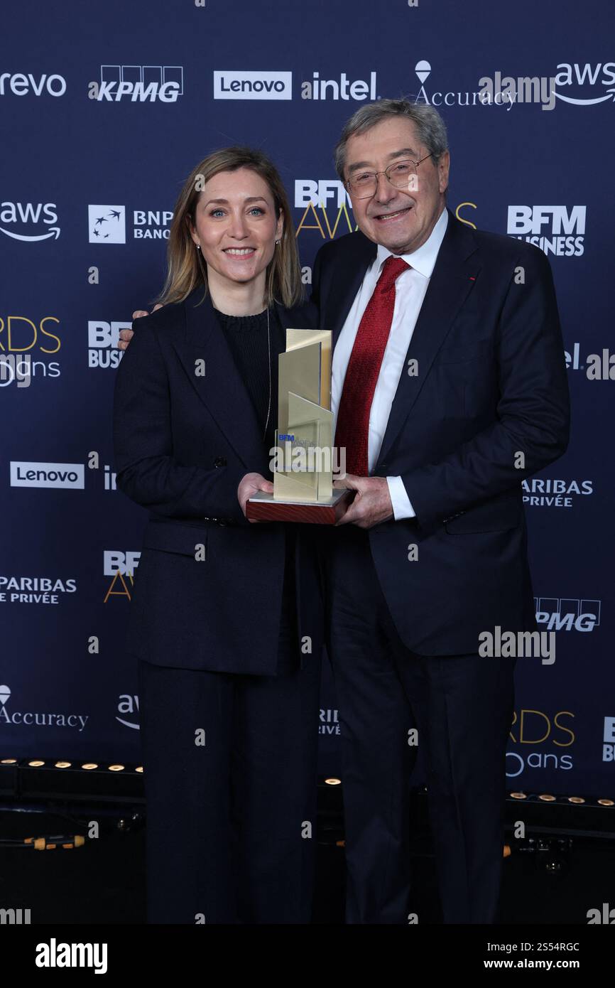 Samantha Mane and Jean Mane at the 20th BFM Awards at the Grand Palais ...