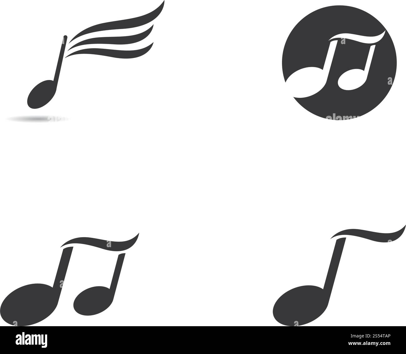 Music icon set, Illustration Stock Vector Image & Art - Alamy