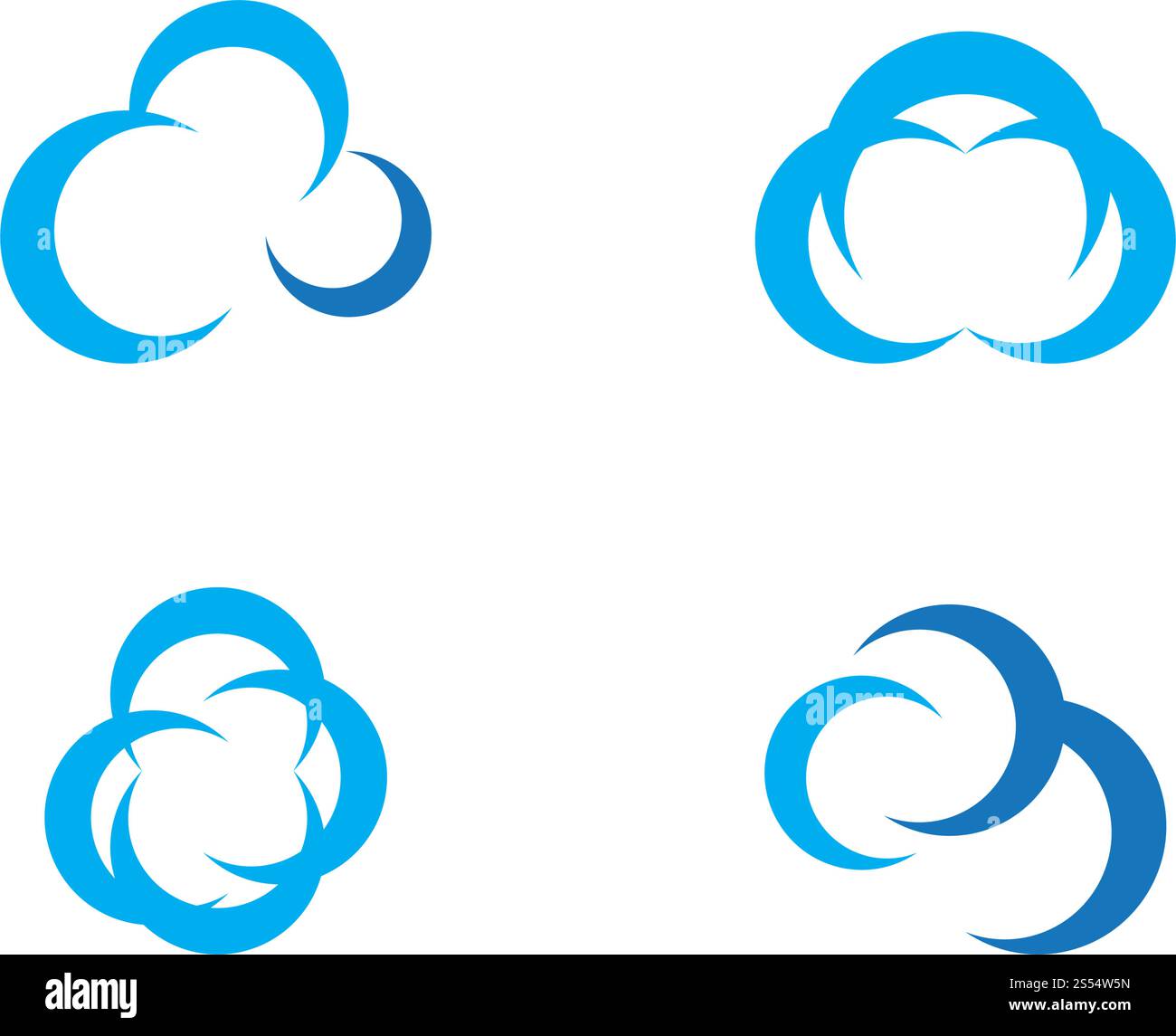 cloud logo template design vector Stock Vector Image & Art - Alamy