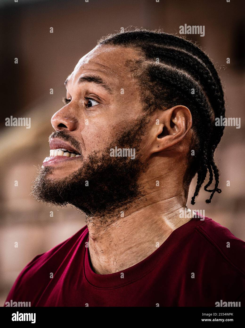 Monaco, Monaco. 09th Jan, 2025. Barcelona player #1 Justin Anderson is ...