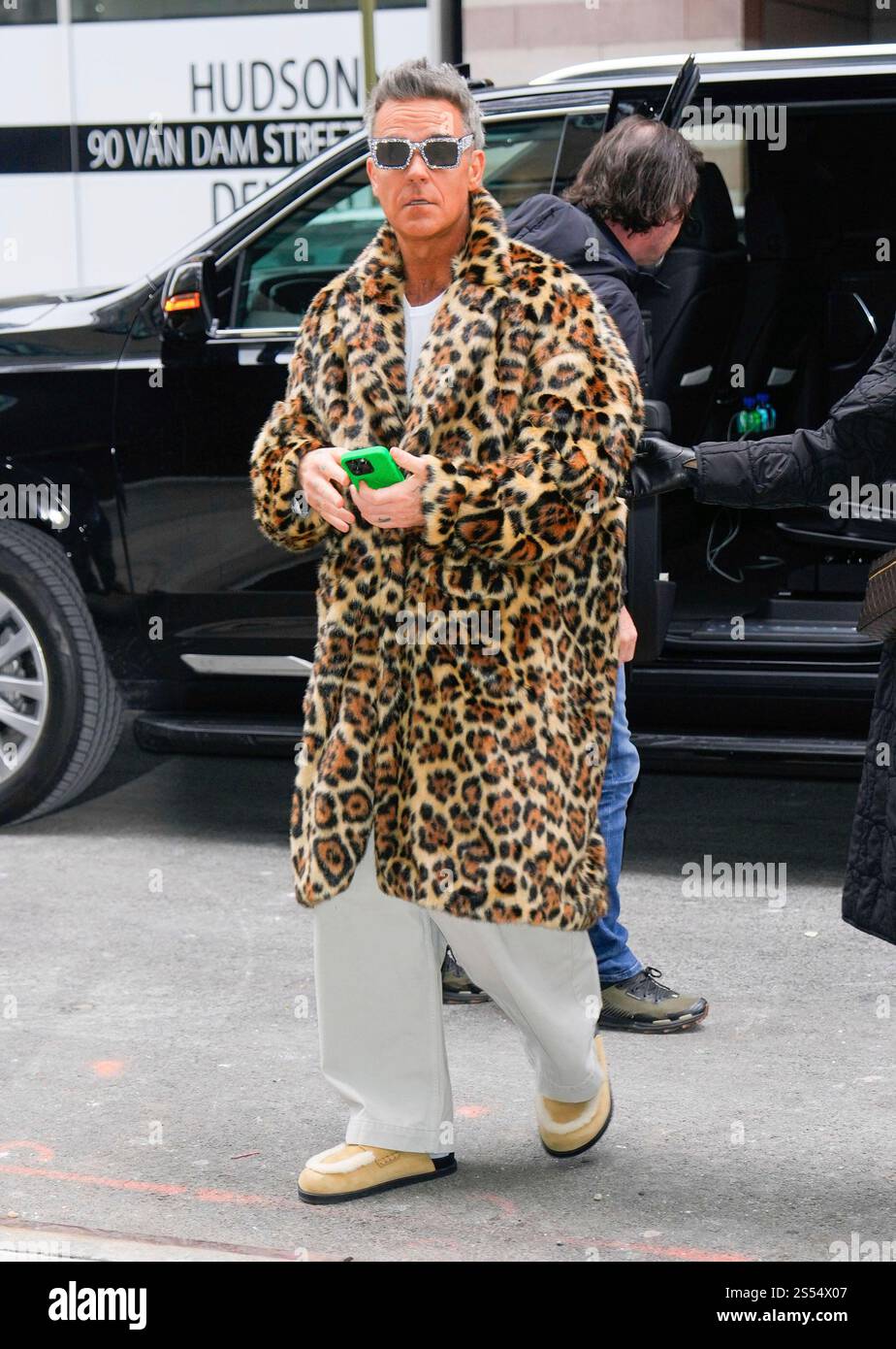 Photo by: zz/XNY/STAR MAX/IPx 2025 1/13/25 Robbie Williams is seen on January 13, 2025 in New ...