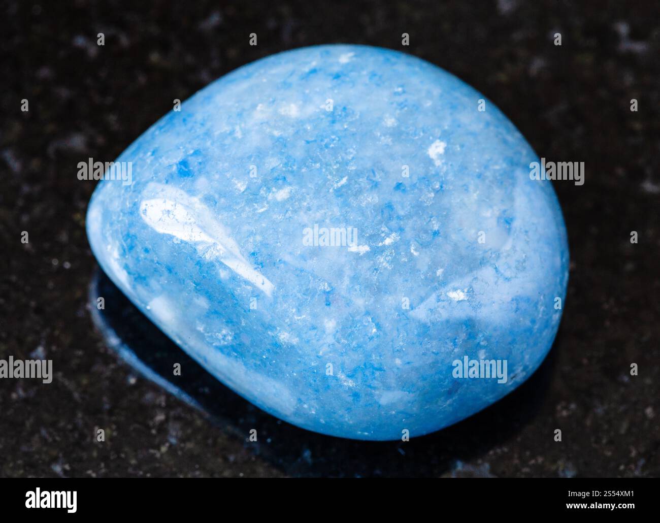 closeup of sample of natural mineral from geological collection ...