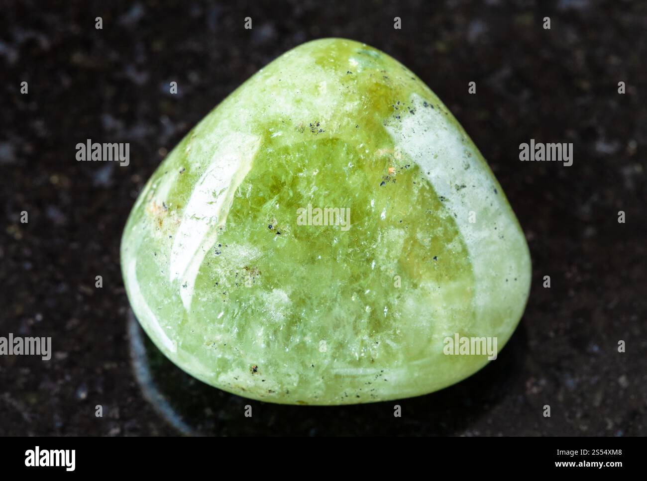 closeup of sample of natural mineral from geological collection ...