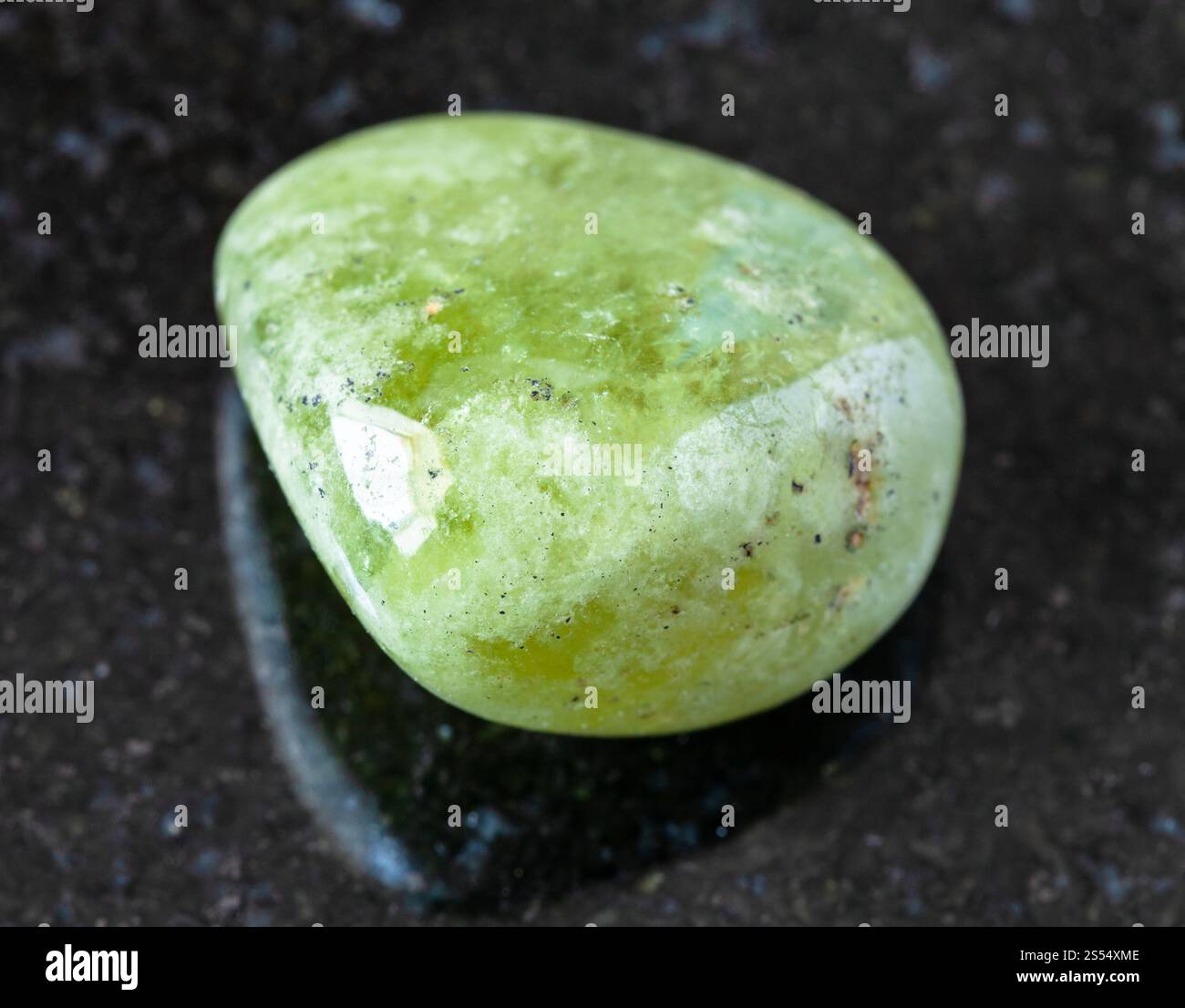 closeup of sample of natural mineral from geological collection ...