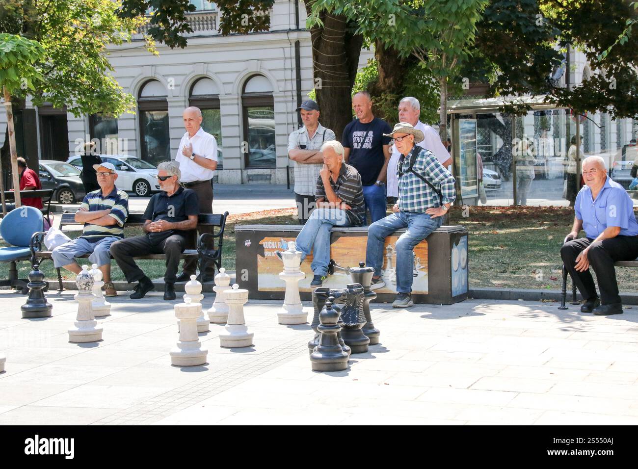 Park in Stari Grad district, Sarajevo, Bosnia Stock Photo - Alamy