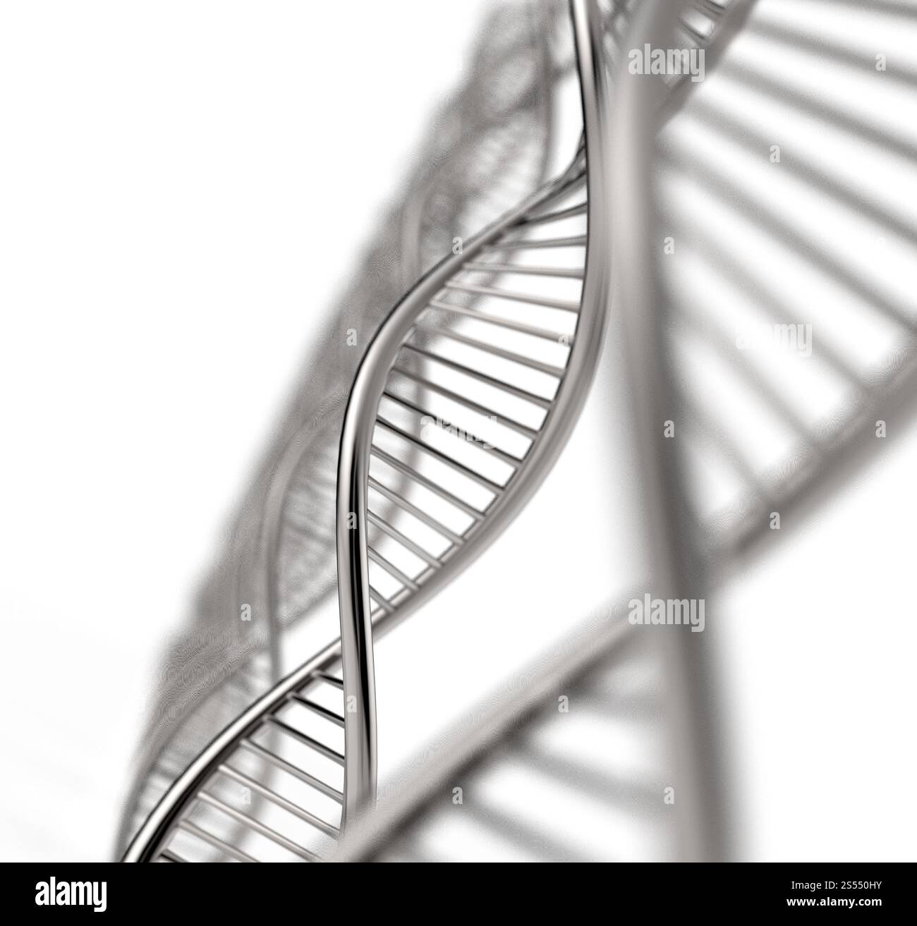 Image of DNA strand against colour background Stock Photo - Alamy