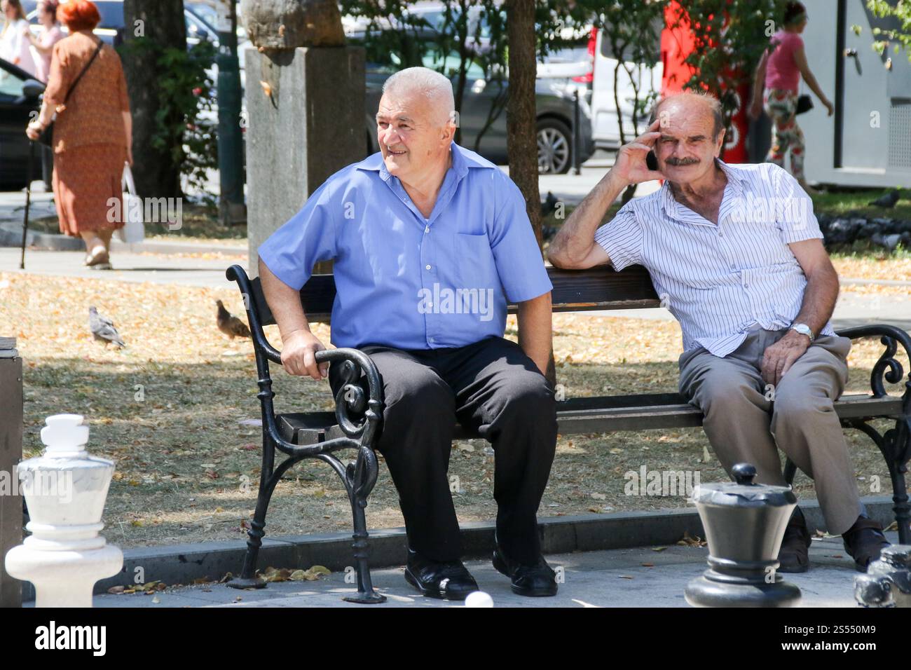 Park in Stari Grad district, Sarajevo, Bosnia Stock Photo - Alamy