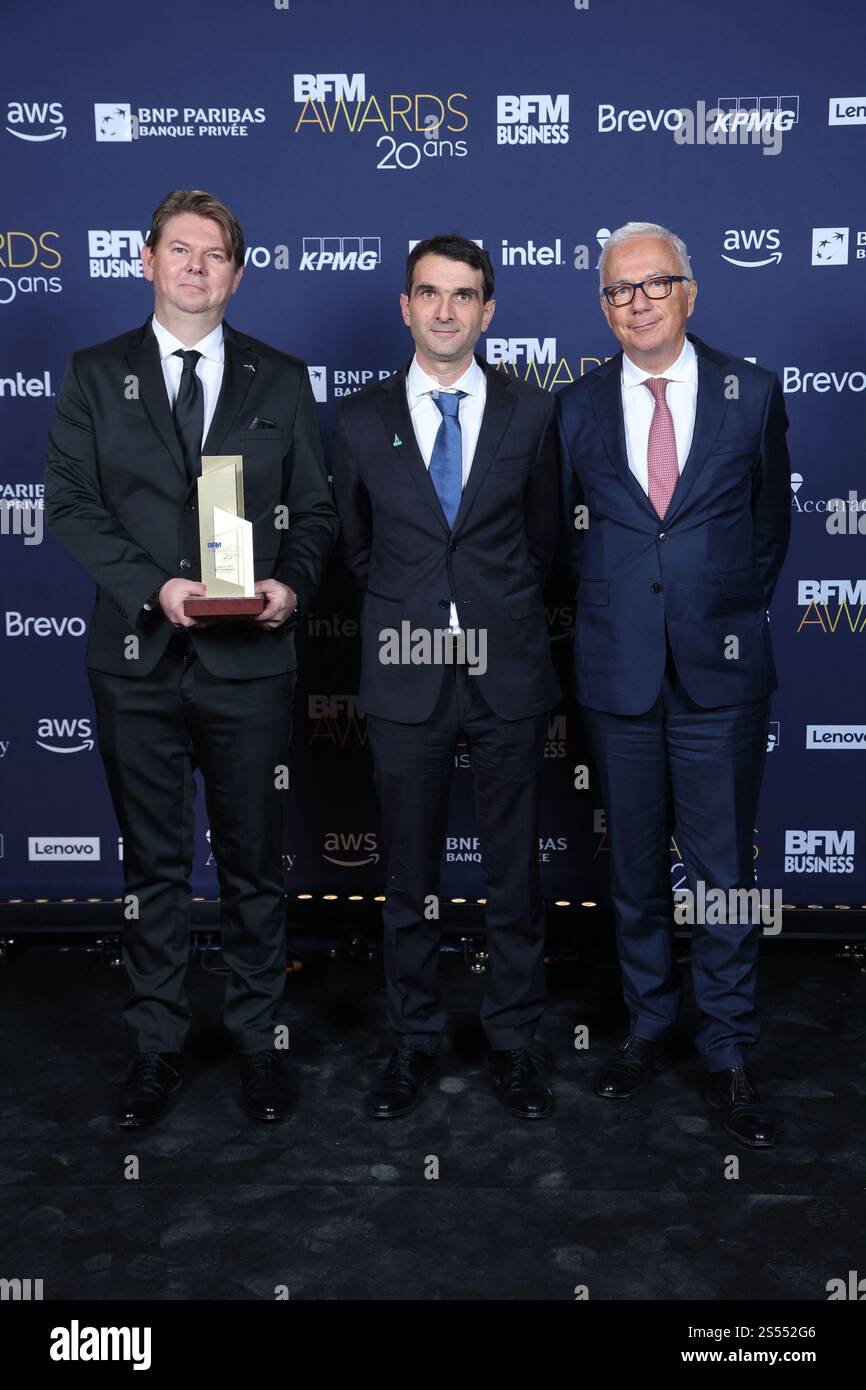 David Glijer, Armand Thiberge and Alain Le Prix de la Salle at the 20th ...