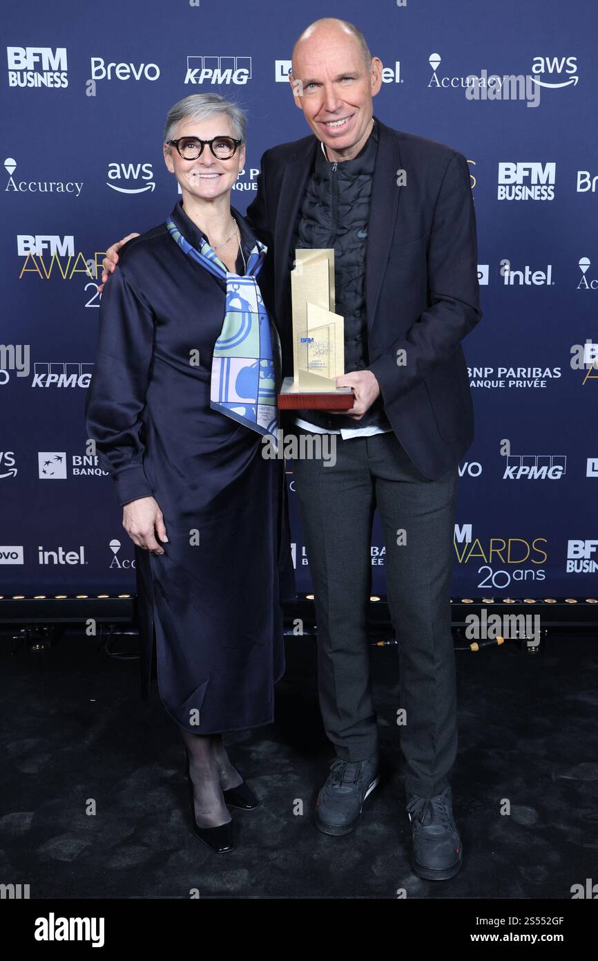 Marie Guillemot and Regis Schultz at the 20th BFM Awards at the Grand ...