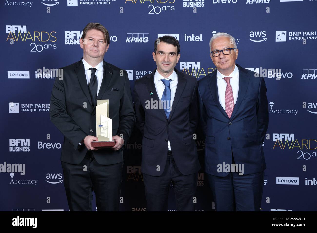 David Glijer, Armand Thiberge and Alain Le Prix de la Salle at the 20th ...